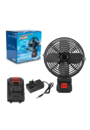 Portable High-Power Fan with 21V Lithium Battery Operated for Indoor a