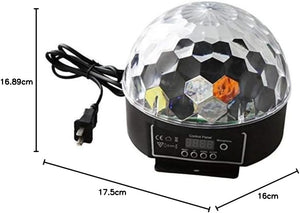 LED RGB Crystal Magic Ball Effect light 6 DJ Party Stage Lighting