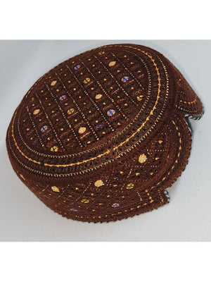 Traditional Sindhi Cap Topi is known as The Sindhi Kufi Handmade Woven