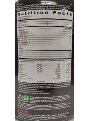 GNC PRO PERFORMANCE AMP GOLD SERIES 100% WHEY PROTEIN ADVANCED-COOKIES