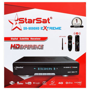 StarSat SR-9090HD Extreme Satellite Receiver – 4K, WiFi, DVB-S2, H.265