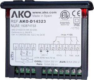 AKO D-14323 230v Temperature Controller | Universal Digital Replacemen